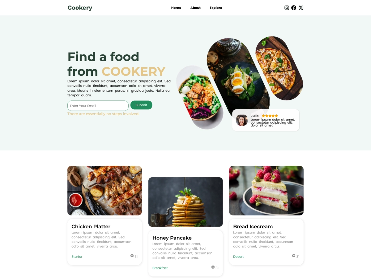 Cookery Template - Grigora